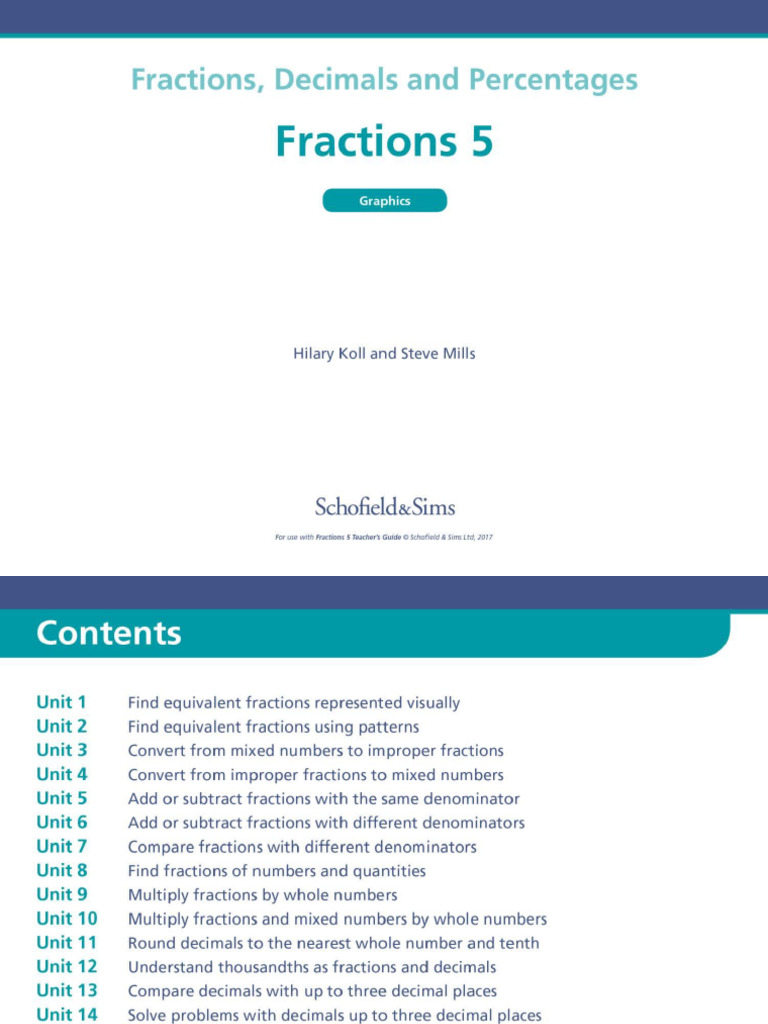 Fractions 5 Graphics | PDF