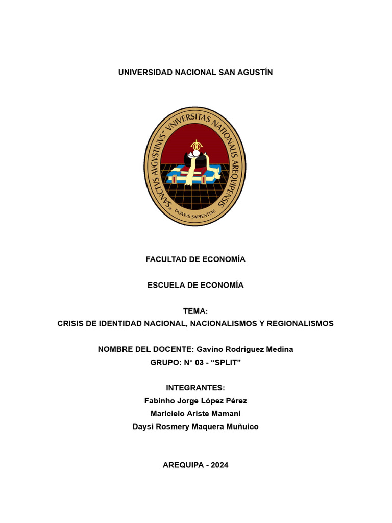 CRISIS DE IDENTIDAD NACIONAL, NACIONALISMO Y REGIONALISMO | Descargar ... CRISIS DE IDENTIDAD NACIONAL, NACIONALISMO Y REGIONALISMO | Descargar ...