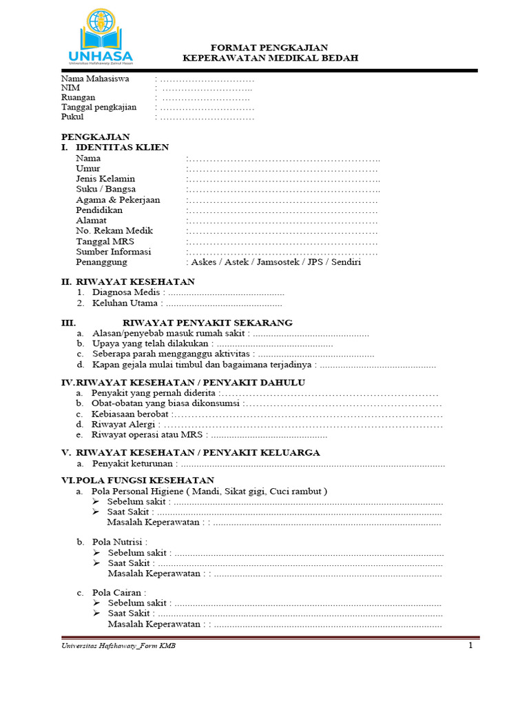 Format Ruang KMB REVISI | PDF