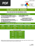 Ficha de Seguridad SAL DE MESA | PDF | Agua | sal