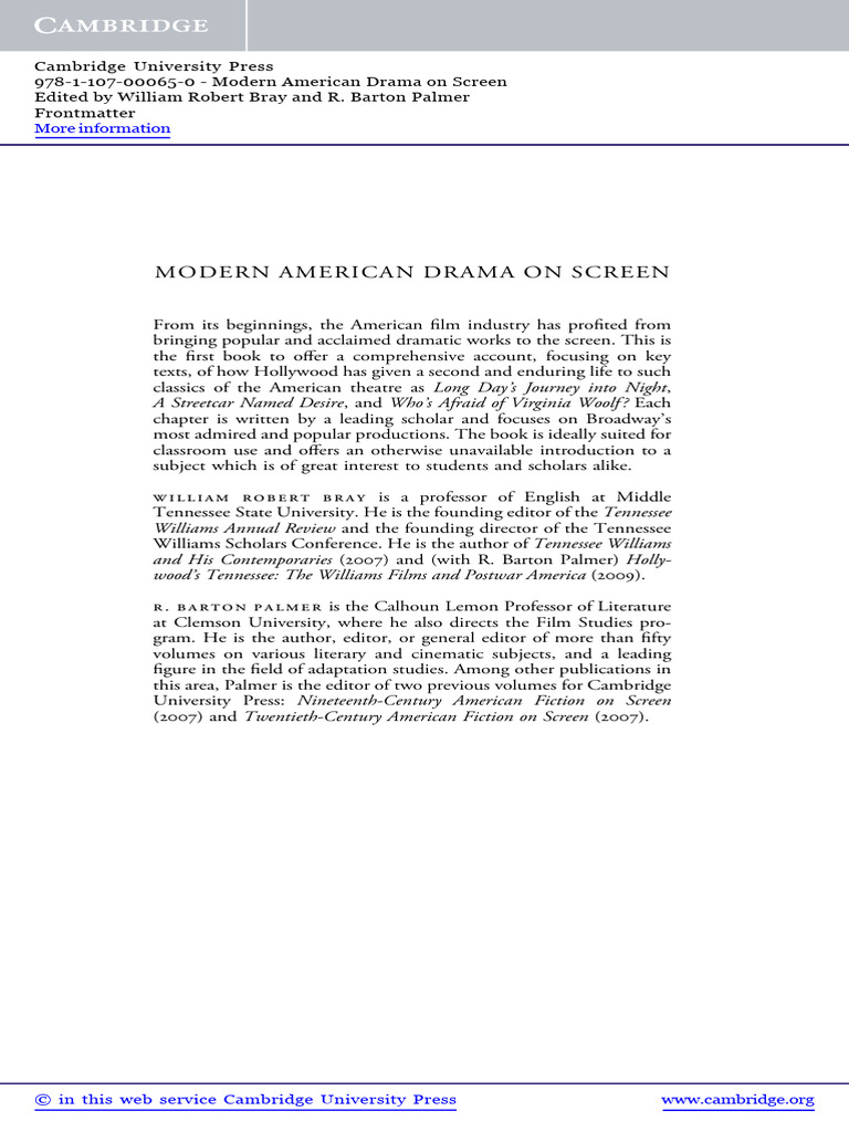 Frontmatter | PDF | Buffy The Vampire Slayer | Editing