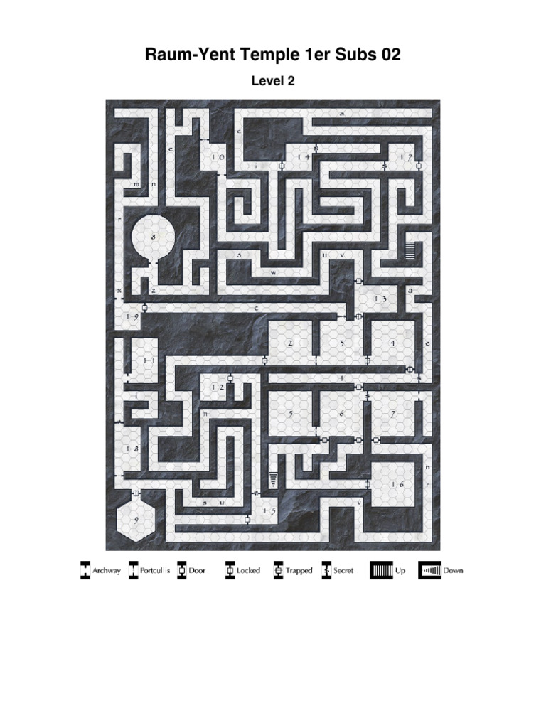 Raum-Yent Temple 1er Subs 02 | PDF | Architectural Elements