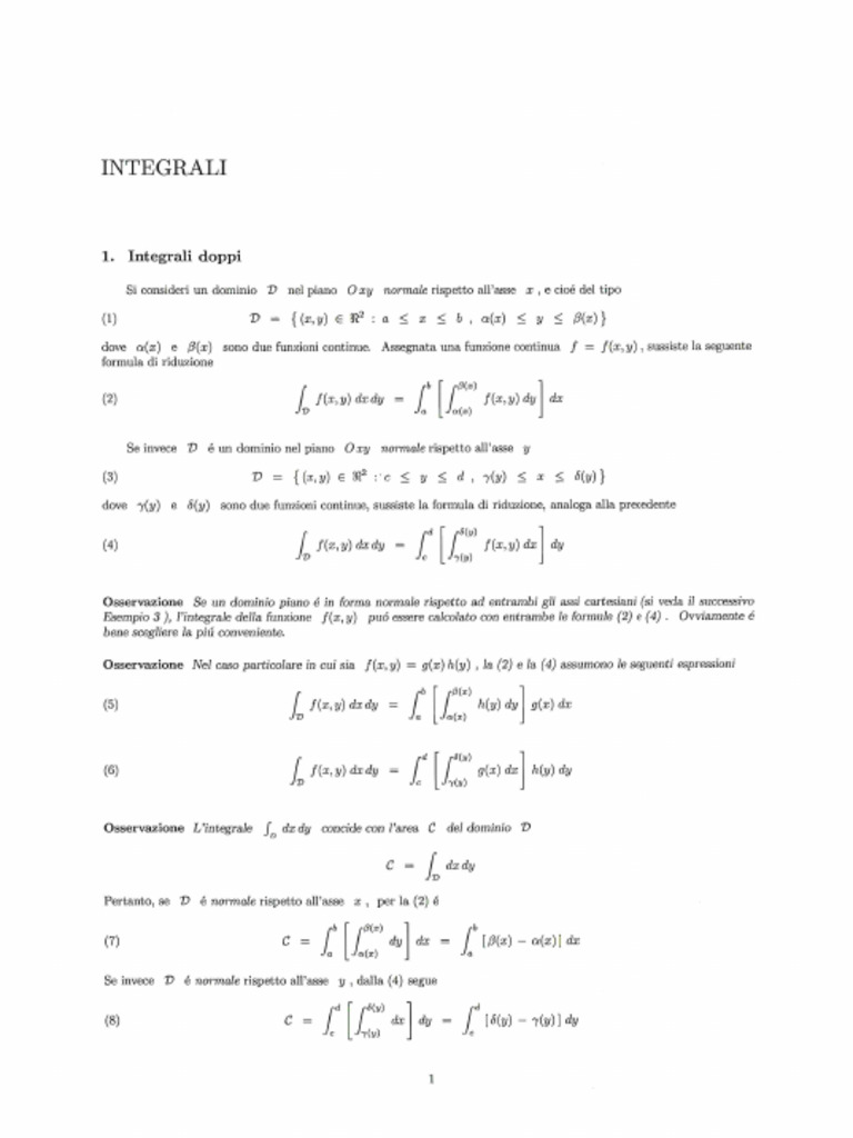 Integrali | PDF