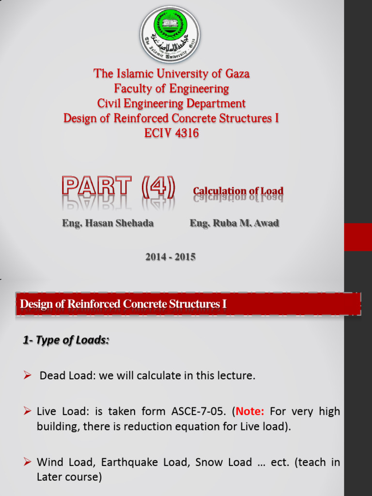 Design of Reinforced Concrete Structures I ECIV 4316 | PDF | Bending ...