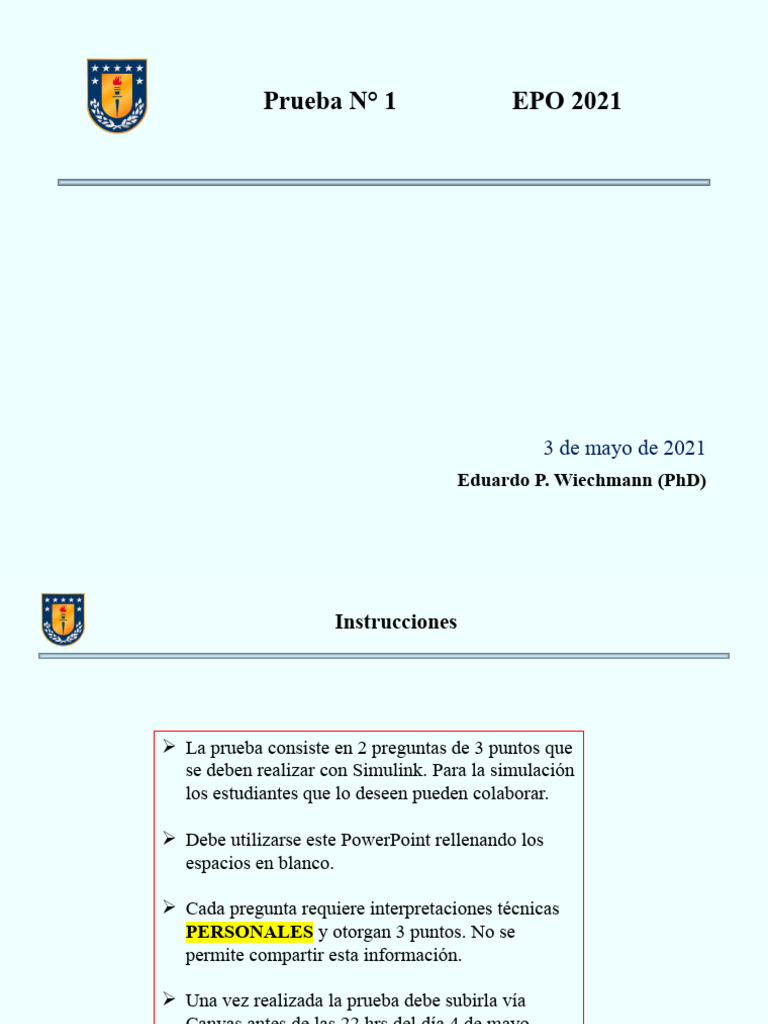 Solución Prueba N°1 2021 | PDF | Rectificador | Transformador
