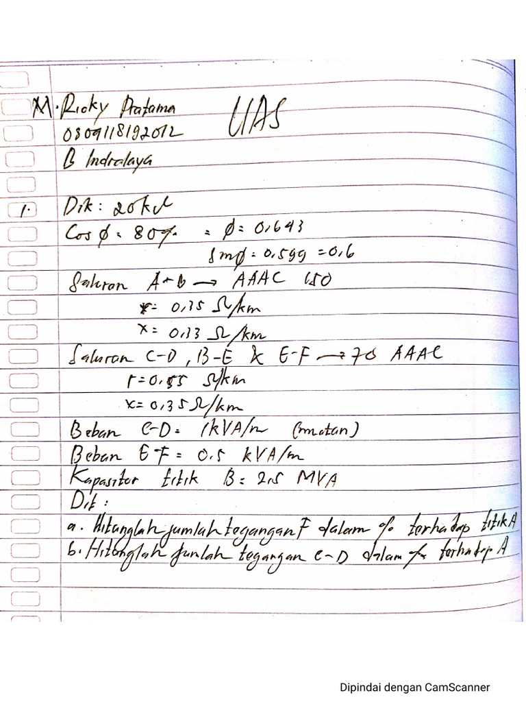 M. Ricky Pratama - B Indralaya - UAS DSTL | PDF