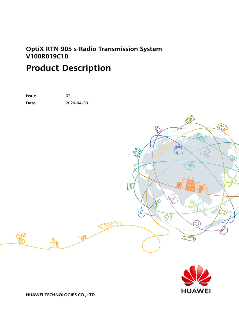 RTN 905 S V100R019C10 Product Description 02 | PDF | Information And ...