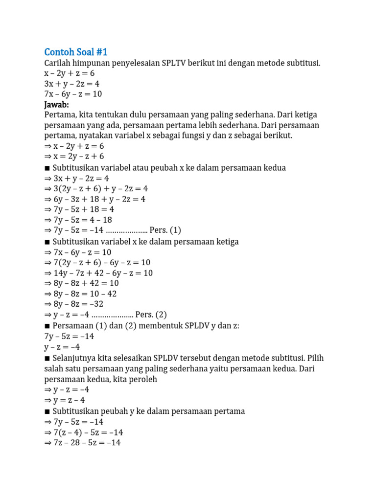 Contoh Soal Lks THB | PDF