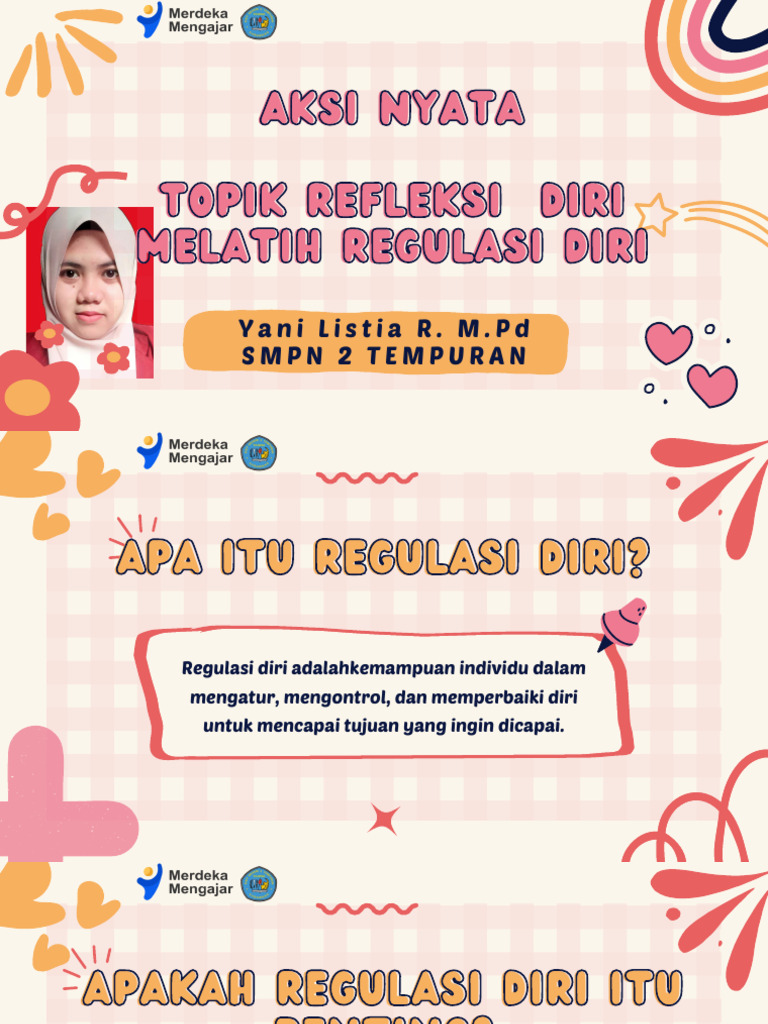 Contoh Regulasi Diri Siswa | PDF