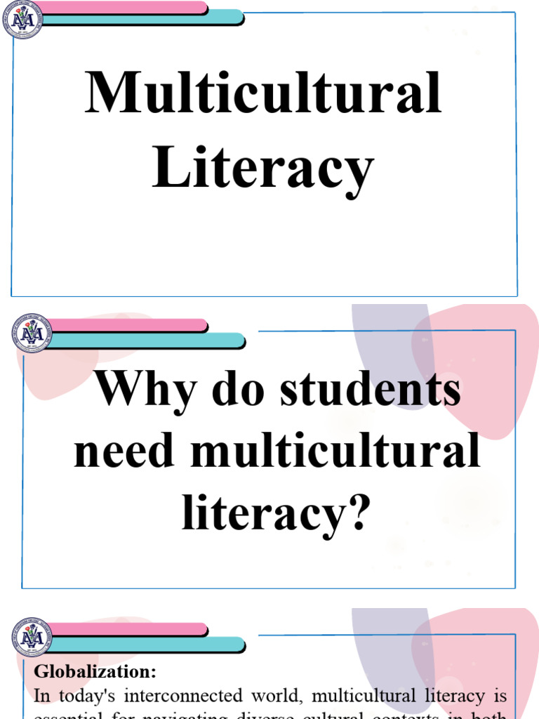 Multicultural Literacy and Social Literacy - Final | PDF | Literacy ...