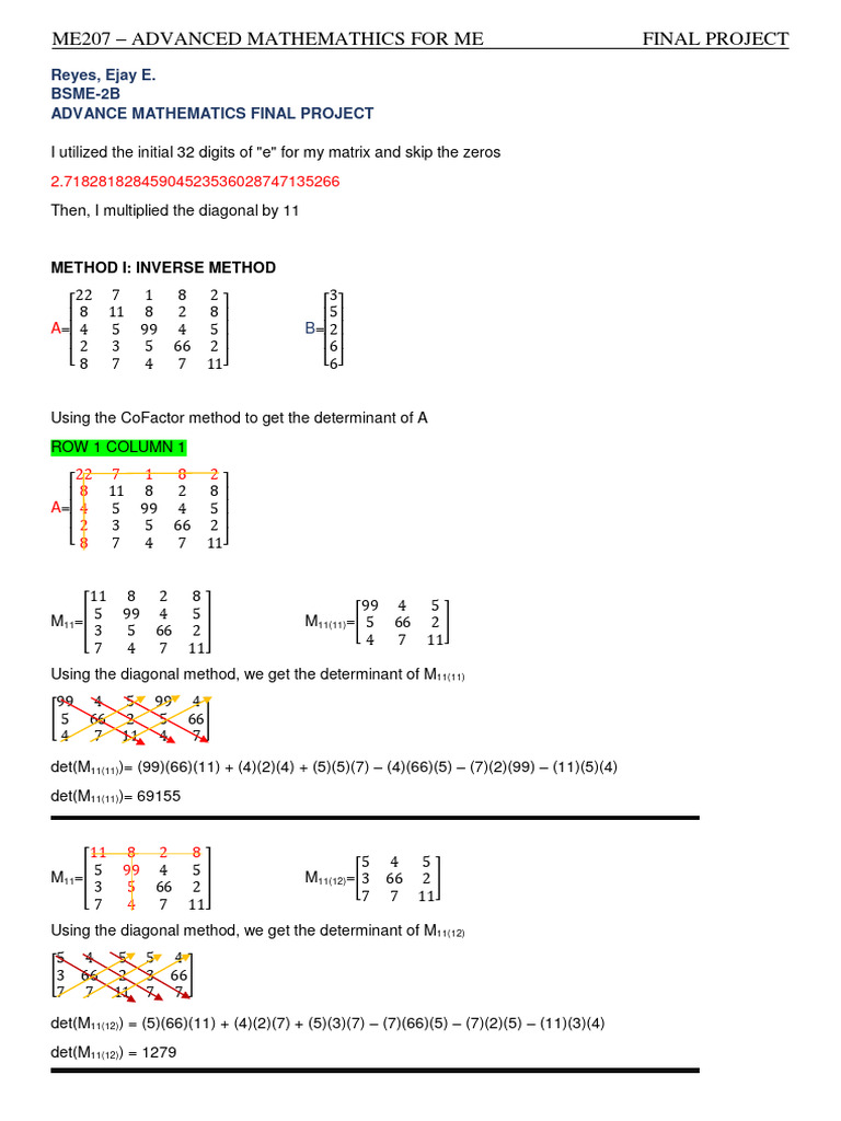 Admath Final Project | PDF | Operator Theory | Mathematical Objects