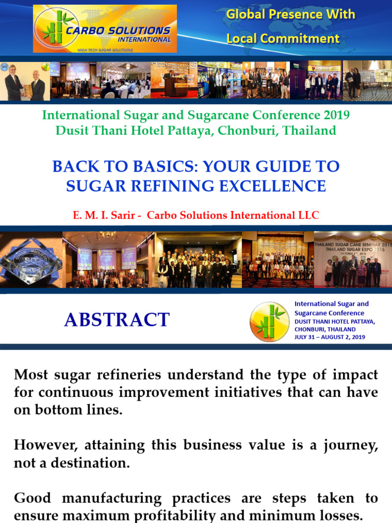 International Sugar and Sugarcane Conference 2019 | Download Free PDF ...