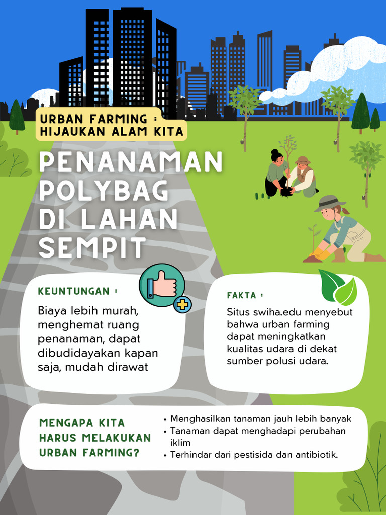 Poster Urban Farming Dengan Polybag | PDF