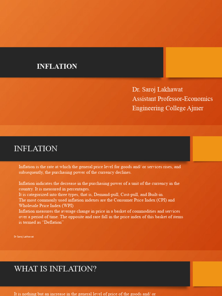 INFLATION | PDF | Inflation | Wholesale Price Index