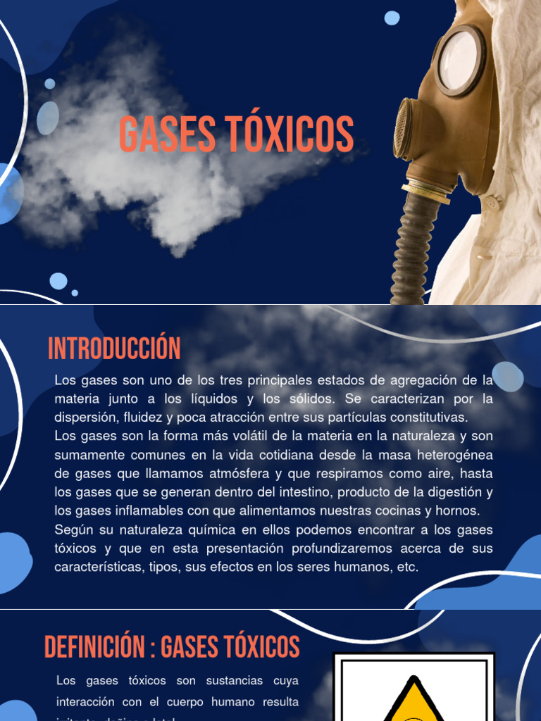 gases toxicos | PDF | Óxido nitroso