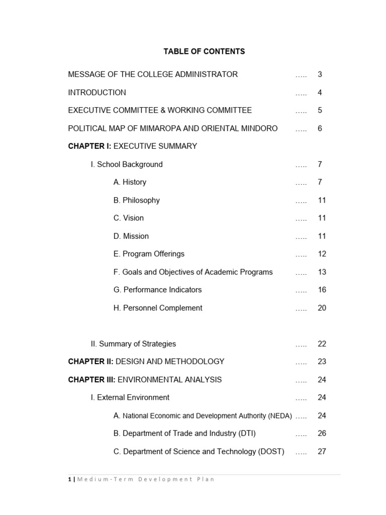 Medium Term Development Plan 2019 2024 | PDF