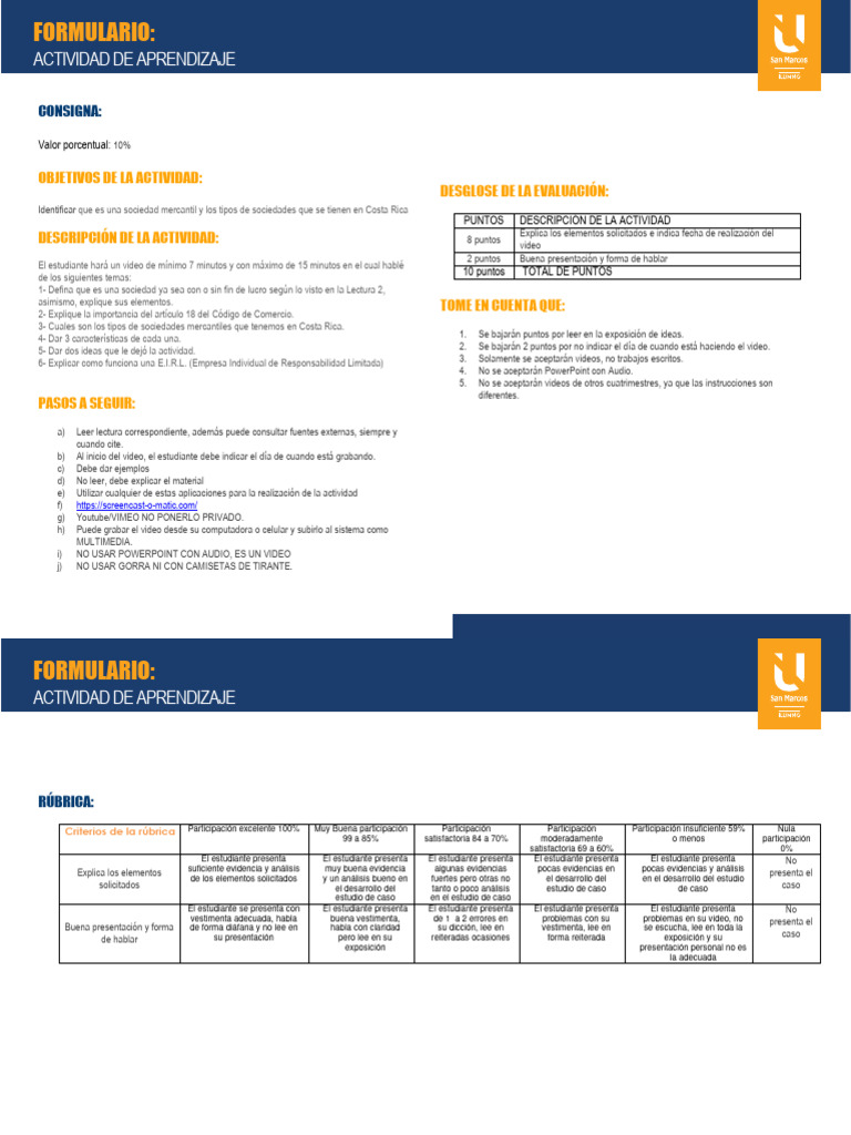M1 Actividad 2 Video 2Q2023 | PDF