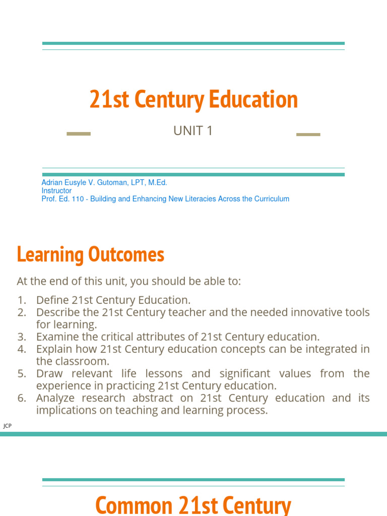EDUC 110 Lesson 5 - Common 21st Century Technology Tools For Learning | PDF | World Wide Web ...