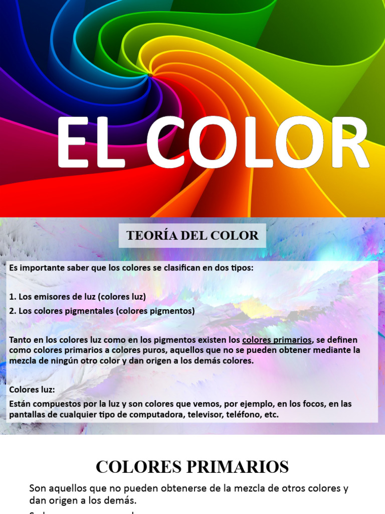 Colores Primarios, Secundarios y Terciarios | PDF | Color | Amarillo