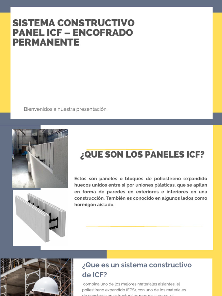 Panel ICF - Encofrado Permanente | PDF | pared | Aislamiento térmico