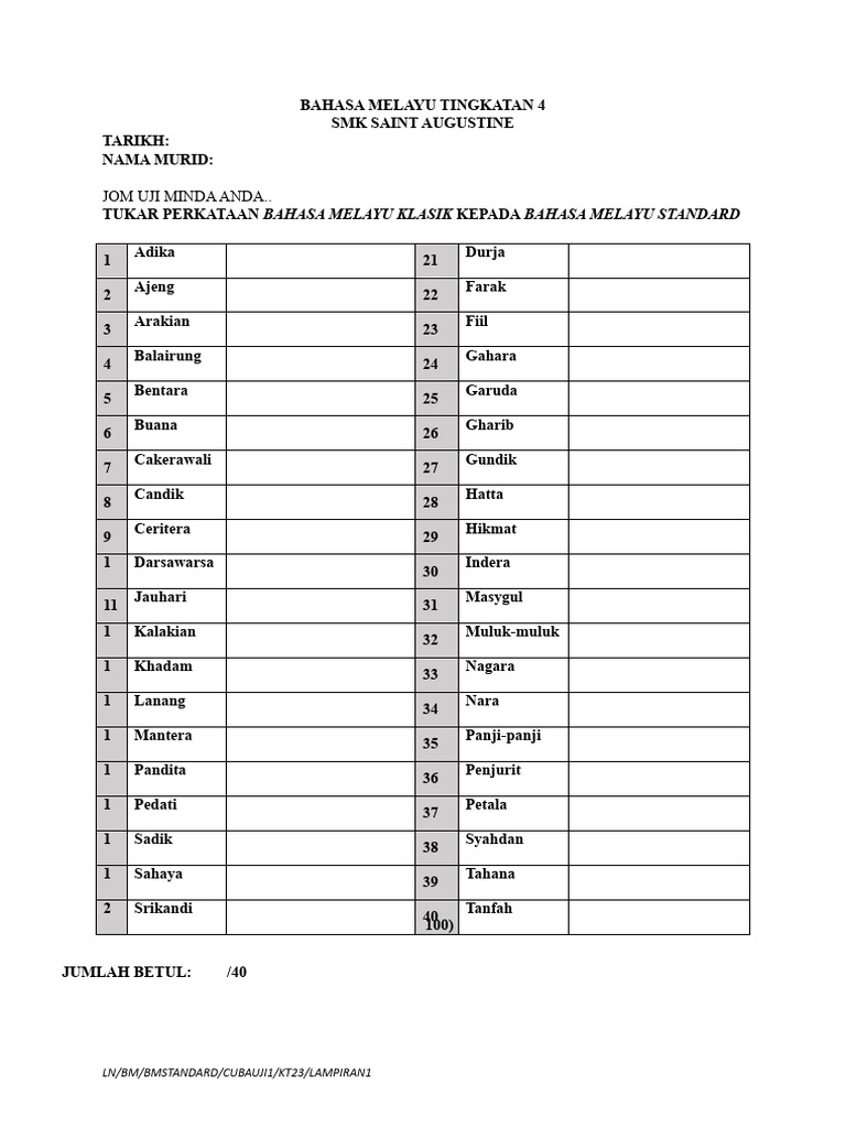 Jom Uji Minda Anda | PDF