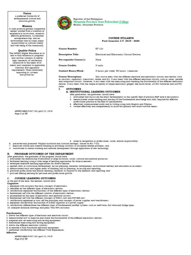 ELECTRICAL and ELECTRONICS CIRCUITS AND DEVICES (AutoRecovered) FINAL | PDF | Rectifier ...