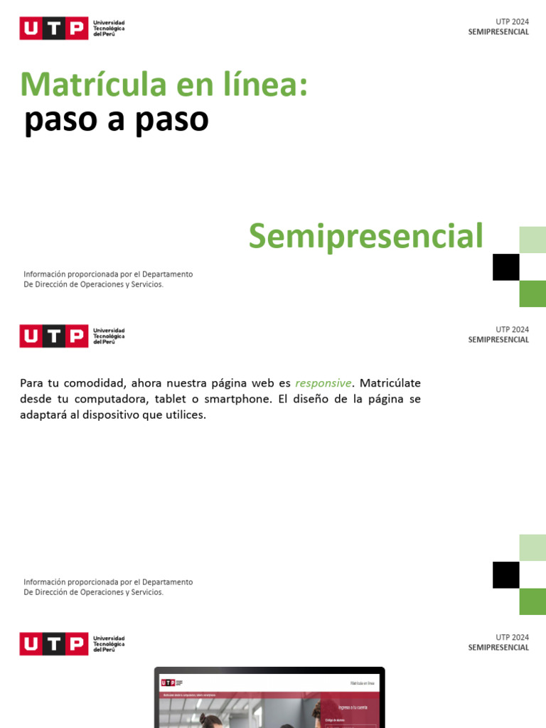 Guia de Matricula en Linea Semipresencial | PDF | ciberespacio | Software