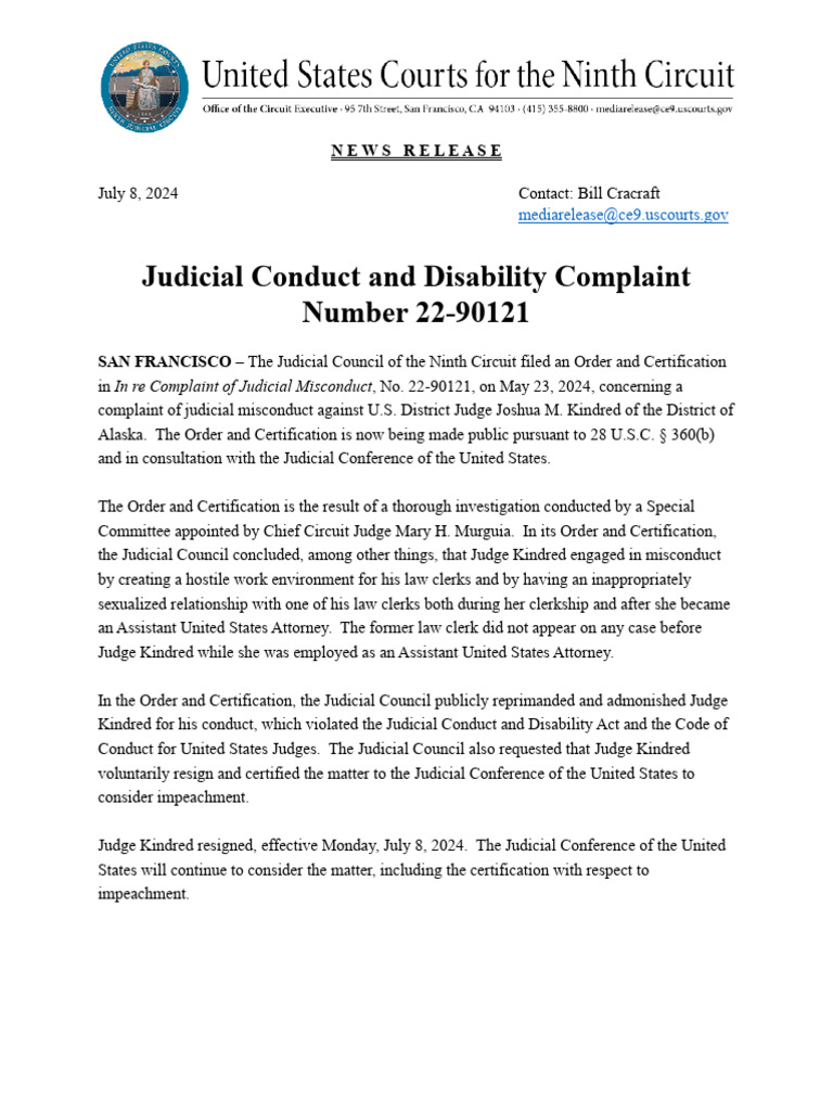 Judicial Council of The Ninth Circuit Documents | PDF | United States ...