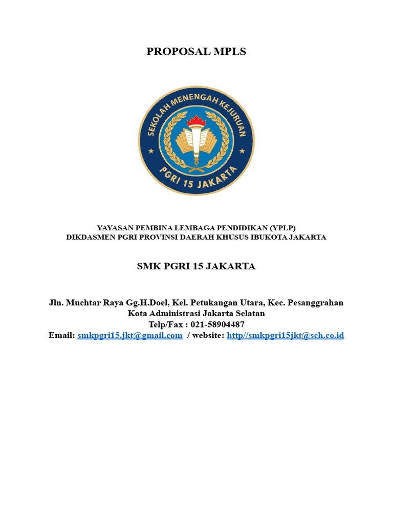 Proposal MPLS | PDF | Karier & Perkembangan | Ilmu Sosial
