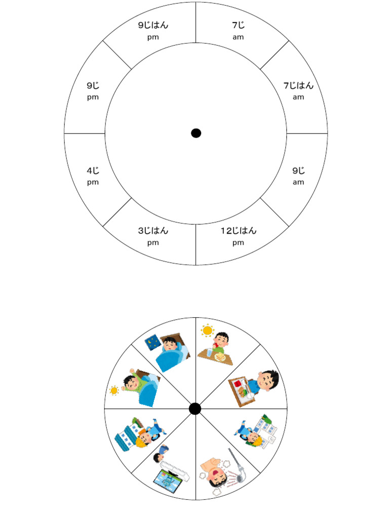 Daily Routine Wheel | PDF
