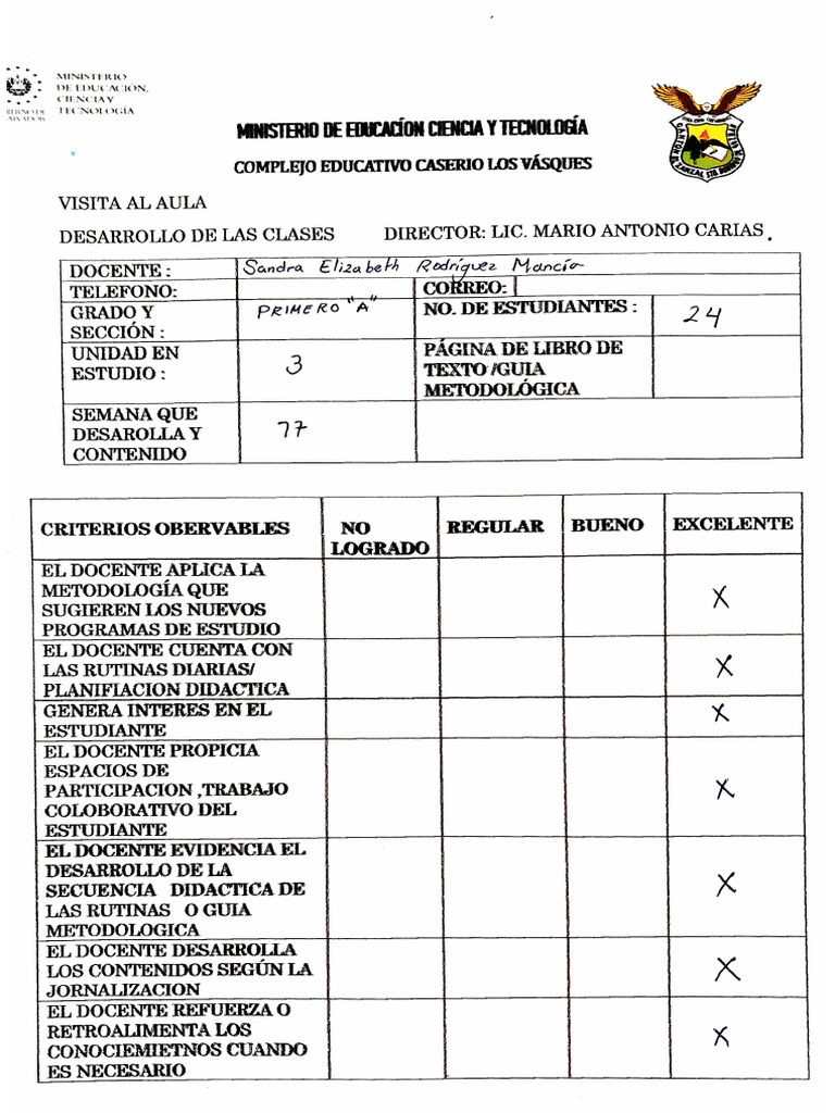 Visita Al Aula | PDF
