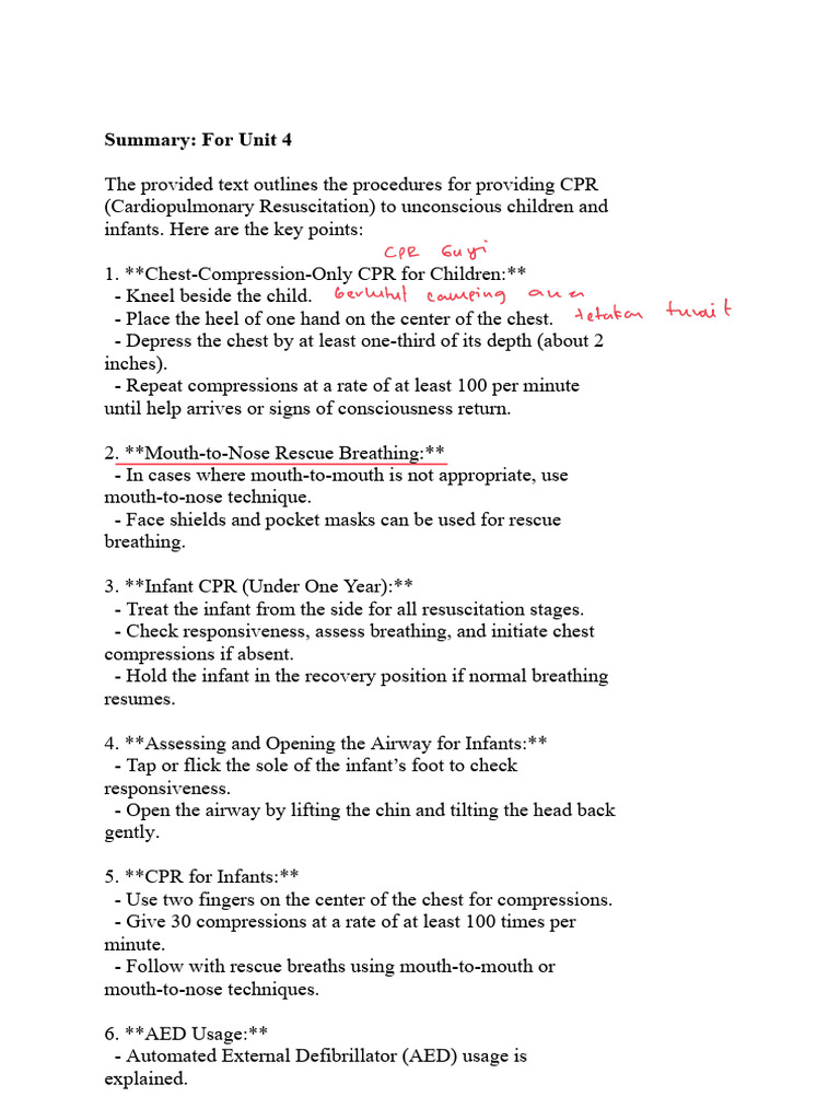 First Aid 2 Pdf Cardiopulmonary Resuscitation Arm