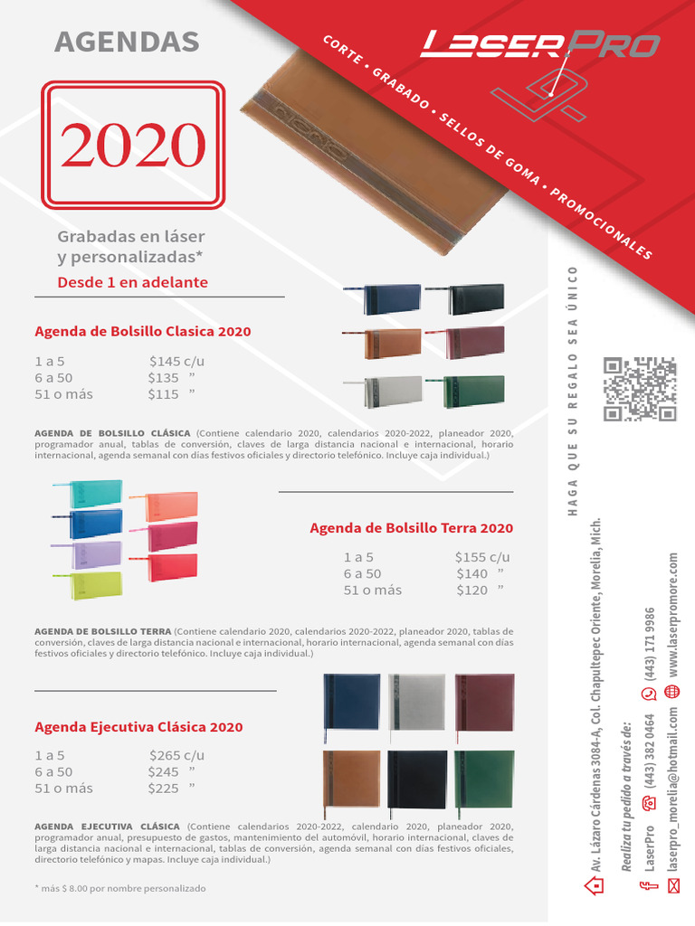 Agendas LaserPro 2020 | PDF