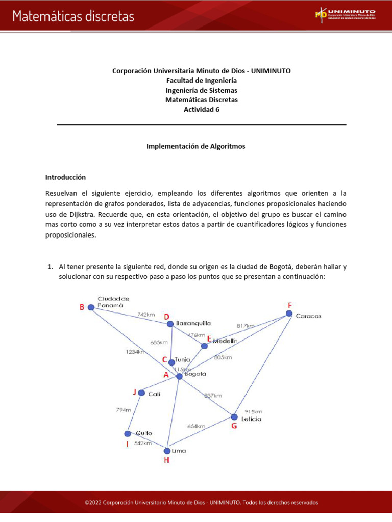 Actividad 6 | PDF | Vértice (teoría de grafos) | Informática teórica