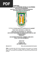 Formato Portada Portadilla Tesis-Unam | PDF | Ciencia y matemáticas