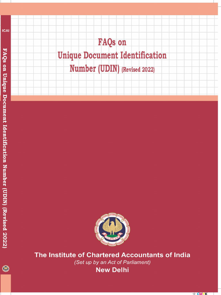 FAQs On UDIN (3rd Edition) | PDF | Accountant | Audit