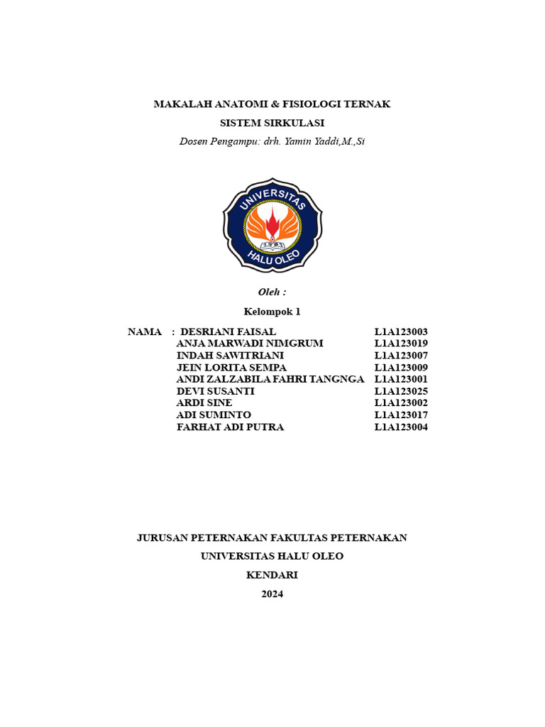 Makalah Anatomi KLMPK 1A | PDF