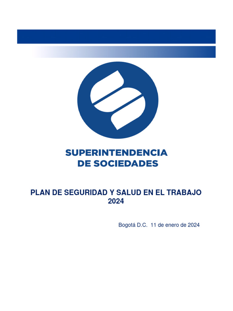 Anexo 8. Plan de Trabajo Anual en Seguridad y Salud en el Trabajo - SST 2024 | PDF | Seguridad y ...