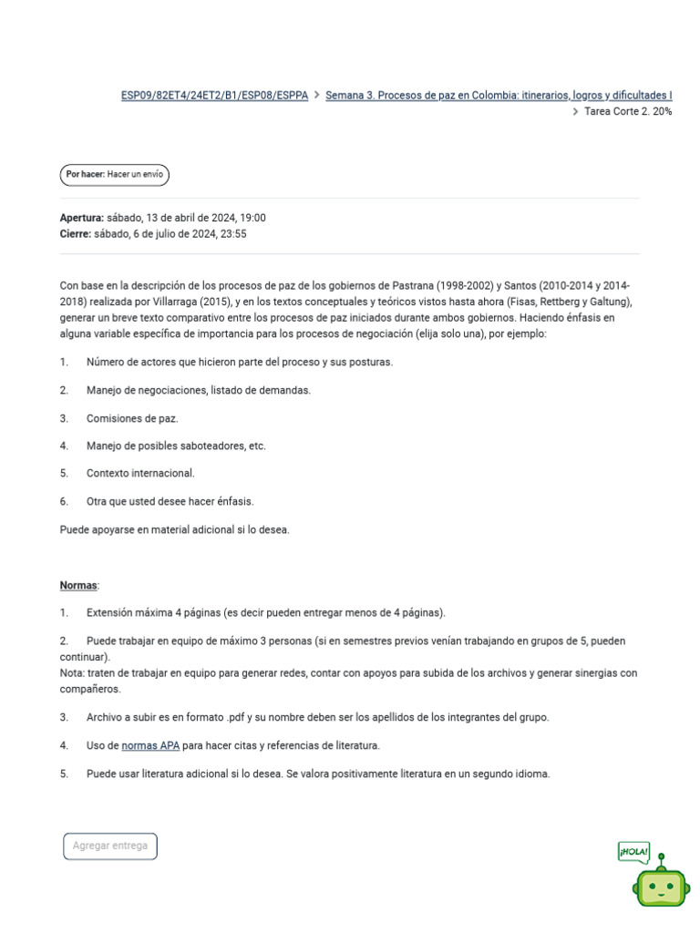 ESP09 - 82ET4 - 24ET2 - B1 - ESP08 - ESPPA - Tarea Corte 2. 20% ...