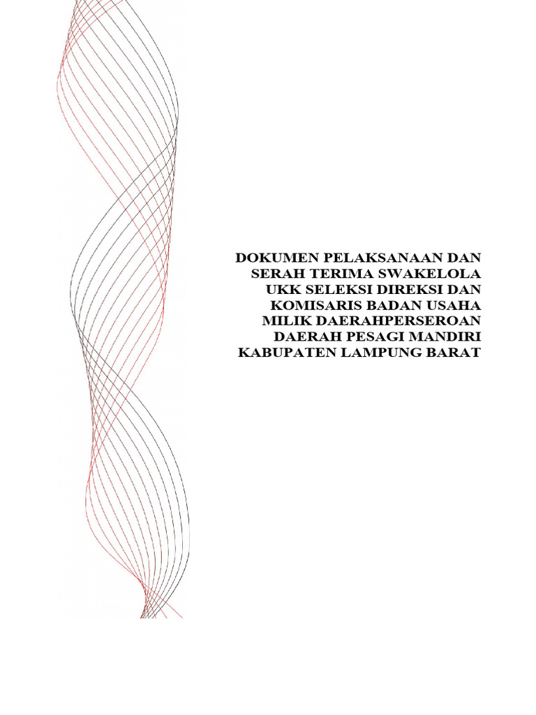 Rencana dan Realisasi Swakelola UKK BUMD | PDF