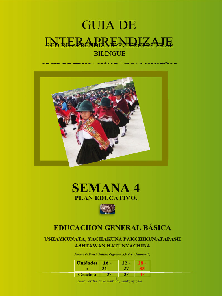 S4. Circulo 1. Unidad 28. 4to | PDF | Aprendizaje