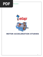 Motor Acceleration: Etap 21-1 ETAP 16.0 User Guide | PDF | Transmission Line | Electric Motor