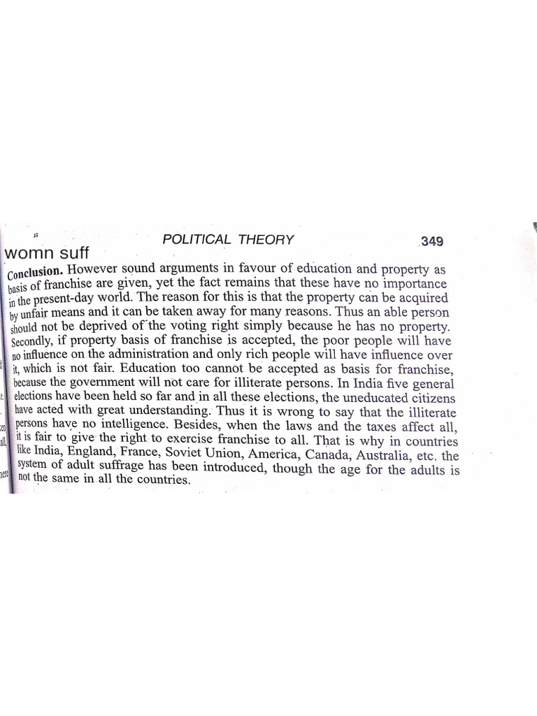 Woman Suff, Adult Franc, Representation | PDF