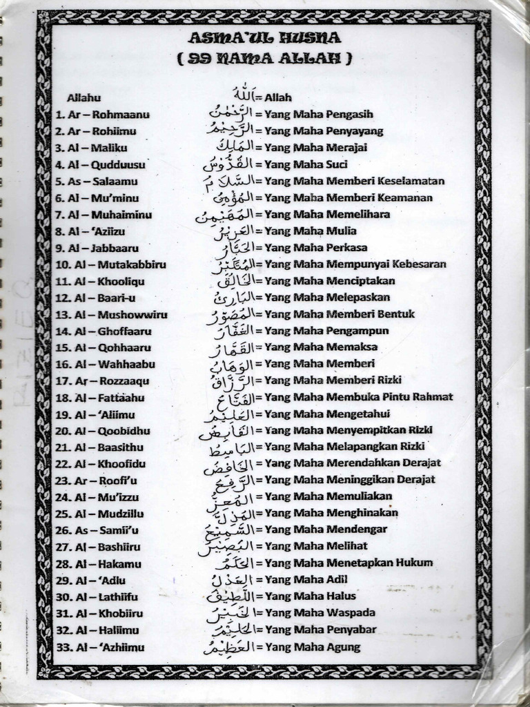 Asmaul Husna | PDF