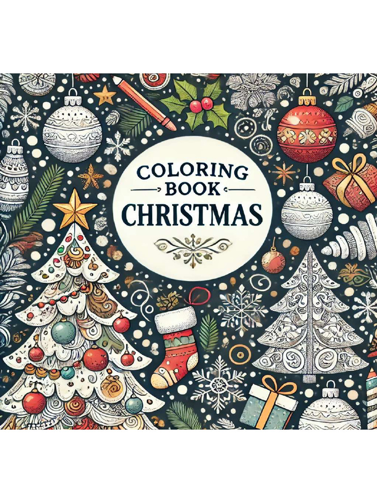 Coloring Book Christmas and Winter Holydays | PDF