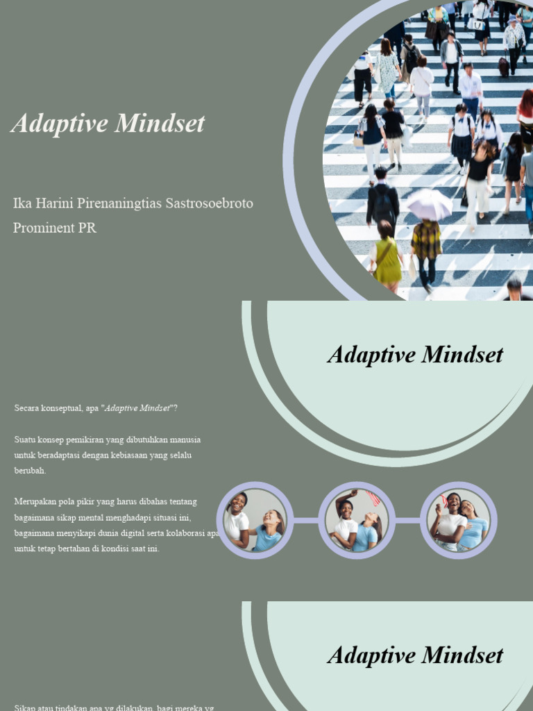 Adaptive Mindset | PDF | Pengembangan Diri