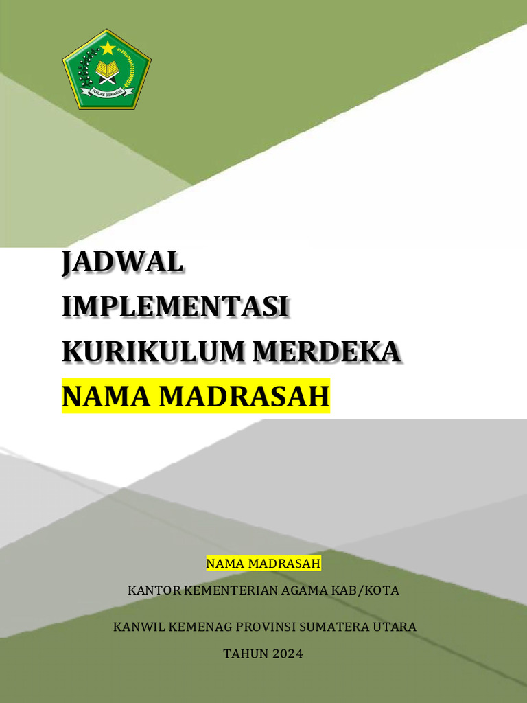 Contoh Jadwal Ikm Madrasah | PDF