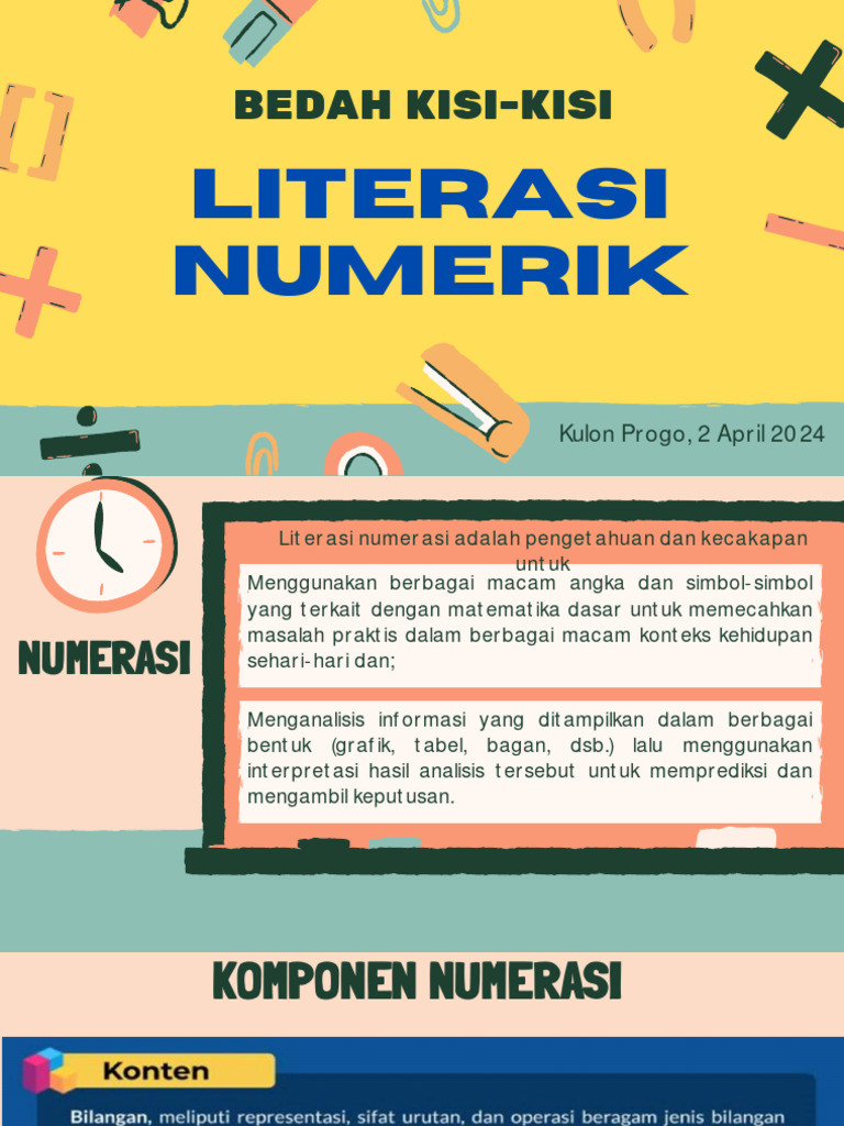 Bedah Kisi-Kisi Literasi Numerik | PDF