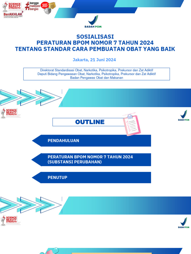 Sosialisasi Peraturan BPOM 2024 tentang CPOB | PDF