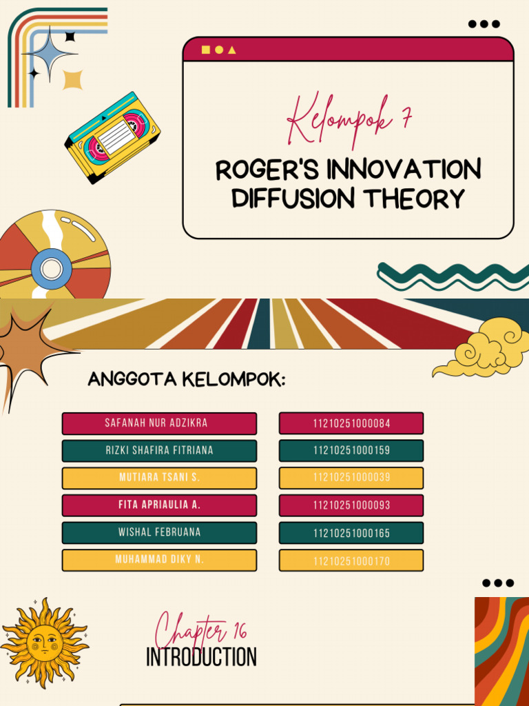 Roger's Innovation Diffusion Theory | PDF